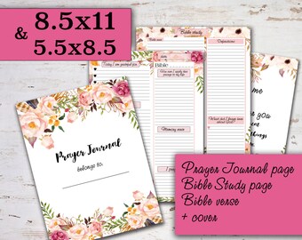 Bible Journaling Prayer Journal Christian Gifts Planner