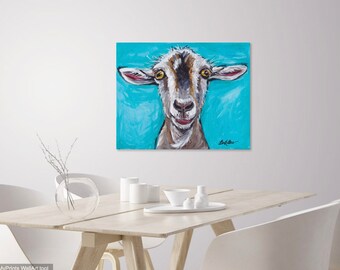 Goat art | Etsy