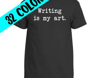 Writers tshirts | Etsy