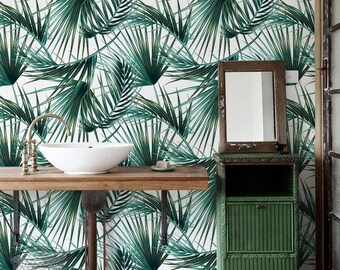 Palm wallpaper | Etsy
