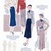1936 Spring Issue French Fashion Pattern Book Eclair Coupe