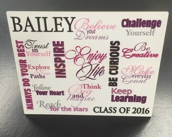 Graduation plaque | Etsy