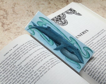 Whale bookmark | Etsy