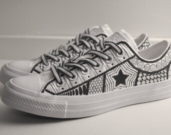 Zentangle shoes | Etsy
