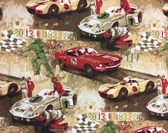Race car fabric | Etsy