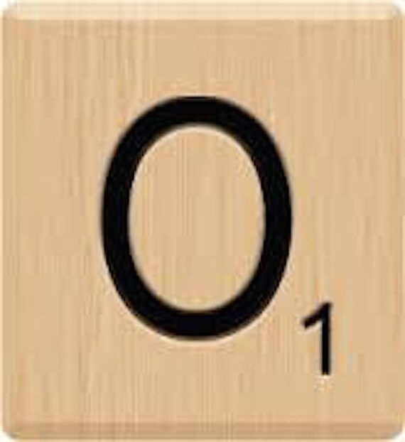 BEAUTIFUL Scrabble Letter Tiles Singles Letter 'O'
