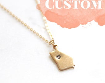 Georgia jewelry | Etsy