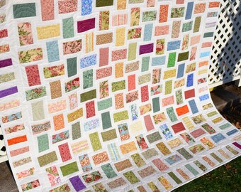Unique Handmade quilts made with absolute by TrueloveQuiltsForYou