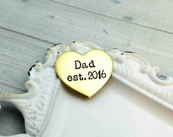 Heart pocket token | Etsy