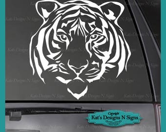 Tiger decal | Etsy
