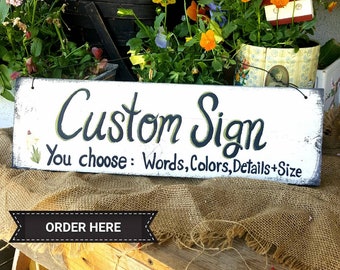 Custom outdoor name signs | Etsy