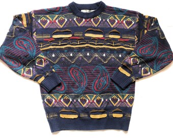 Coogi style sweater | Etsy