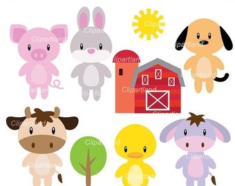 Farm clipart | Etsy
