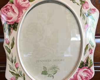 Black scallop frame | Etsy