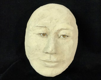 Garden Rock Face Concrete Garden Face Funny Face Rocks With