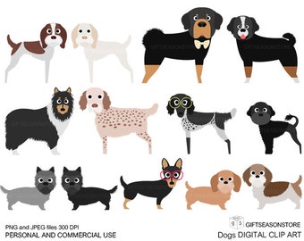 Dogs and Friends clip art part 3 for Personal and Commercial