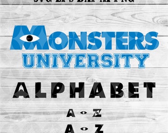 Monsters alphabet | Etsy