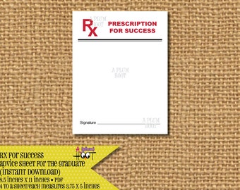 Prescription label | Etsy