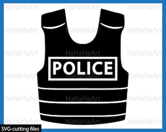 Police uniform svg | Etsy