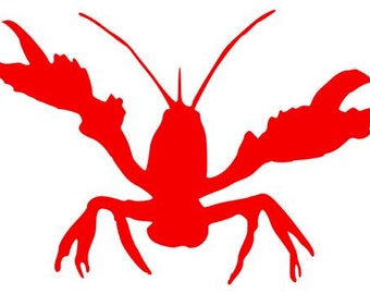 Crawfish decal | Etsy