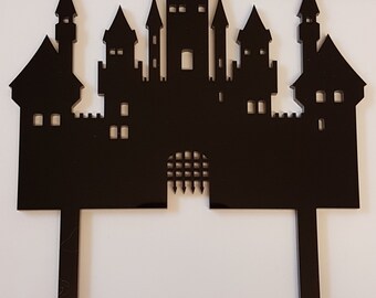 Castle cake topper | Etsy