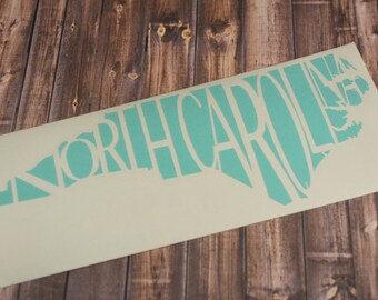 North carolina decal | Etsy