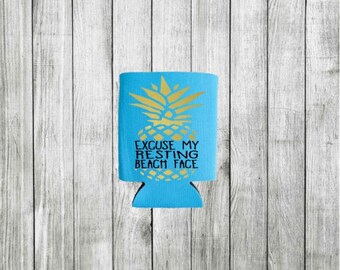 Beach koozie | Etsy