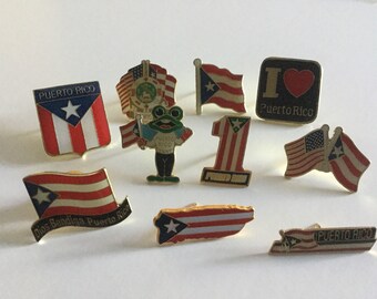 Puerto rico pin | Etsy