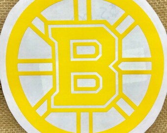 Boston bruins decal | Etsy