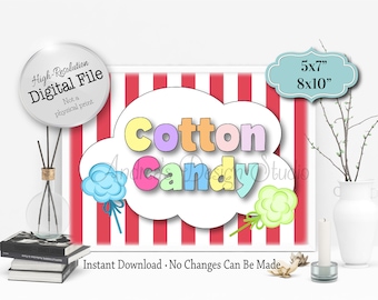 Cotton candy sign | Etsy