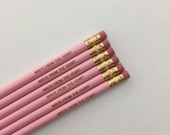 Pink pencils | Etsy