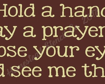 Prayer stencil | Etsy