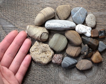 Striped stones | Etsy