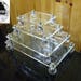 Rectangular Square Clear Acrylic Riser Stand Display Shelf