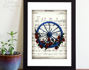 Stunning Grateful Dead The Wheel Lyrics Photos