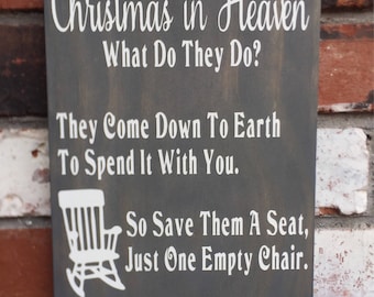 Empty chair poem | Etsy