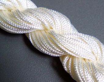White Nylon Net Spool 40 Yards Long 2 Inch Strip