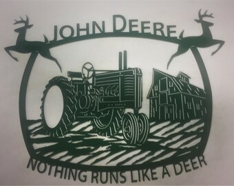 John deere wall art | Etsy