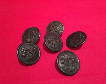 Ww1 uniform buttons | Etsy