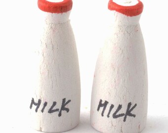 Small milk bottles | Etsy