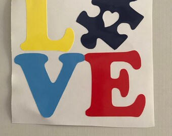 Autism decal | Etsy