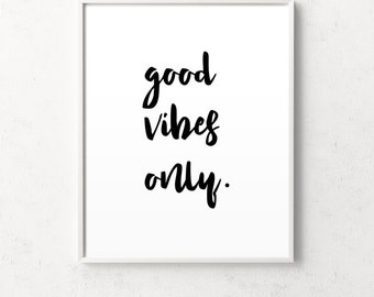 Positive word art | Etsy