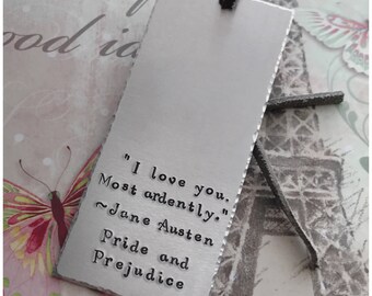 Metal bookmark | Etsy