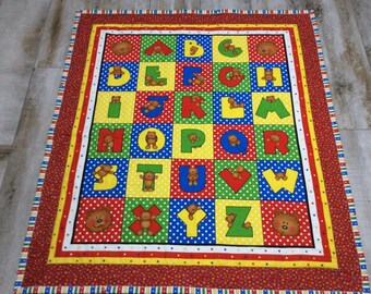 Toddler quilt | Etsy