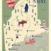 Maine Map The Pine Tree state map original Maine map