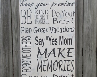 Large wood sign | Etsy