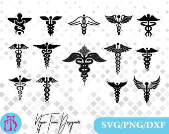 Caduceus svg | Etsy