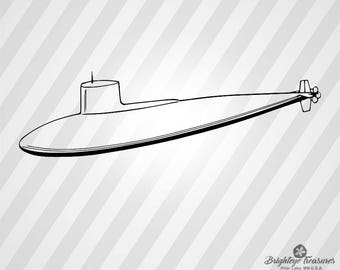 Submarine svg | Etsy