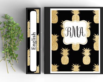 Medical School Editable Binder Cover-Personalized Binder