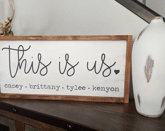 This is us wood sign | Etsy